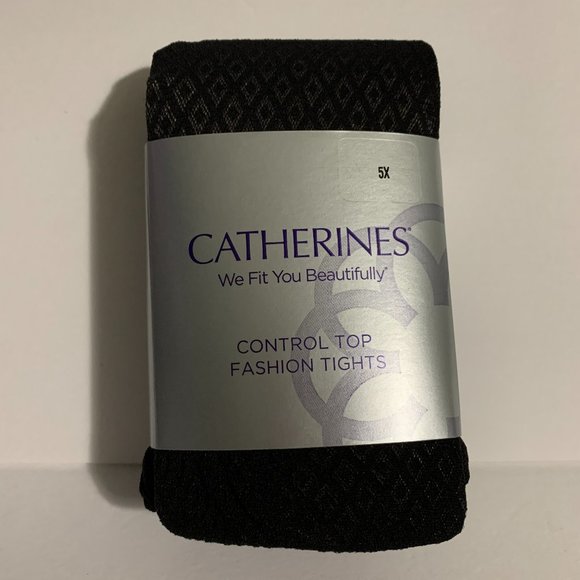 Catherines | Accessories | Catherines Control Top Fashion Tights ...